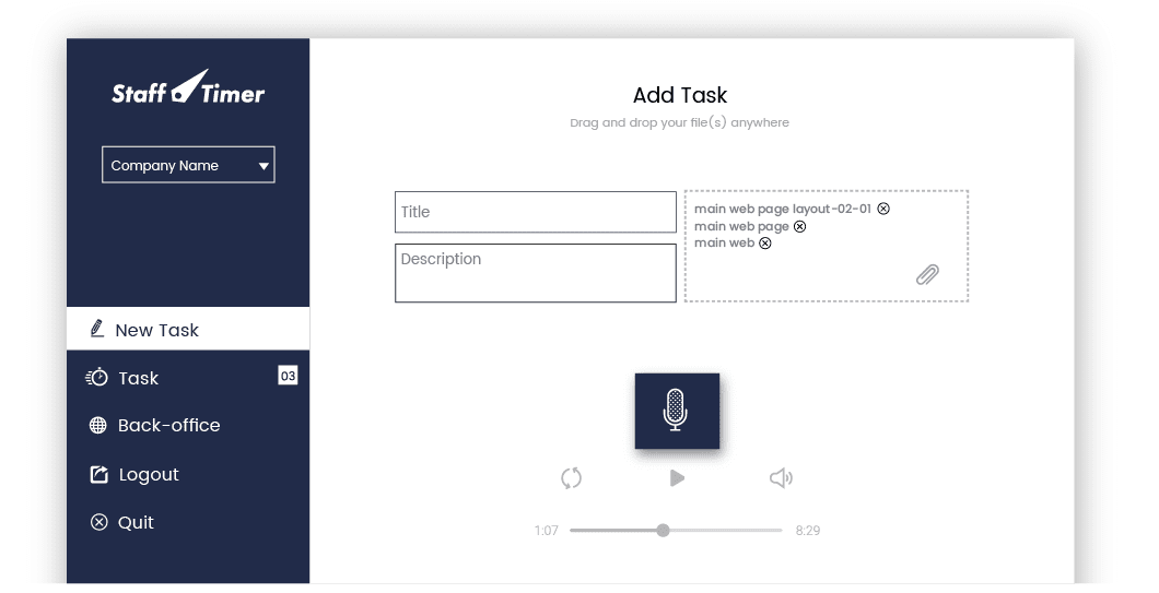 Features Stafftimerapp