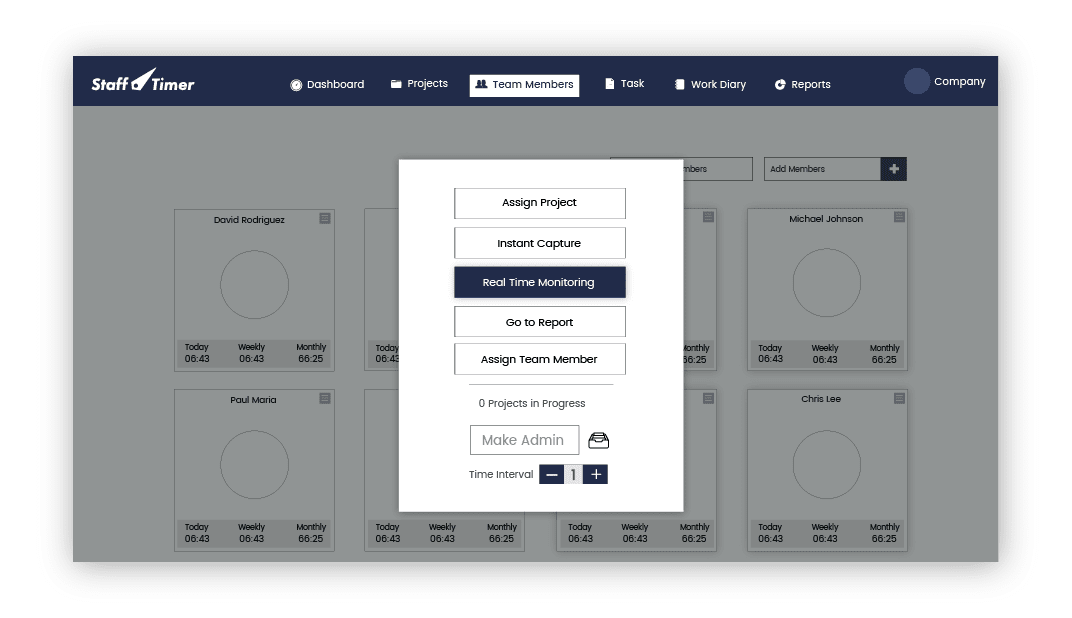 Features Stafftimerapp